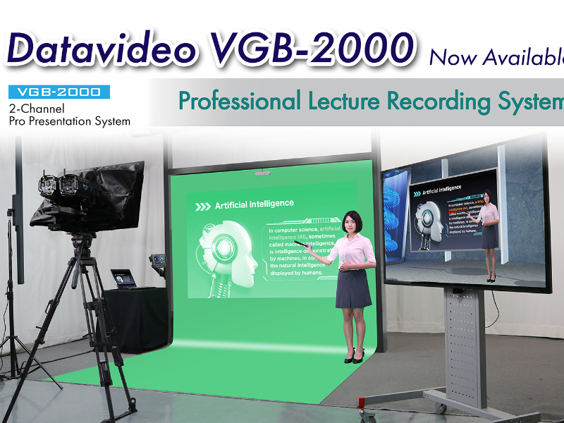 The Brand New Datavideo VGB-2000 2-Channel Pro Presentation System Is ...