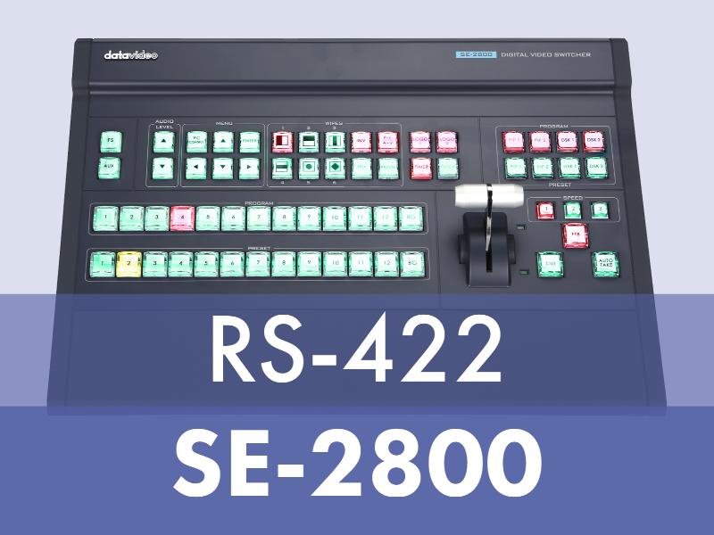 Datavideo SE-2800 RS-422 Control Command | Datavideo | Professional end ...
