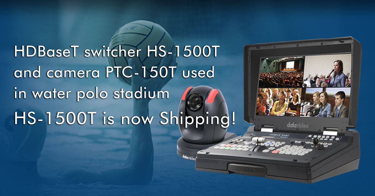 Datavideo mobile switcher and remote controlled HDBaseT cameras used in ...